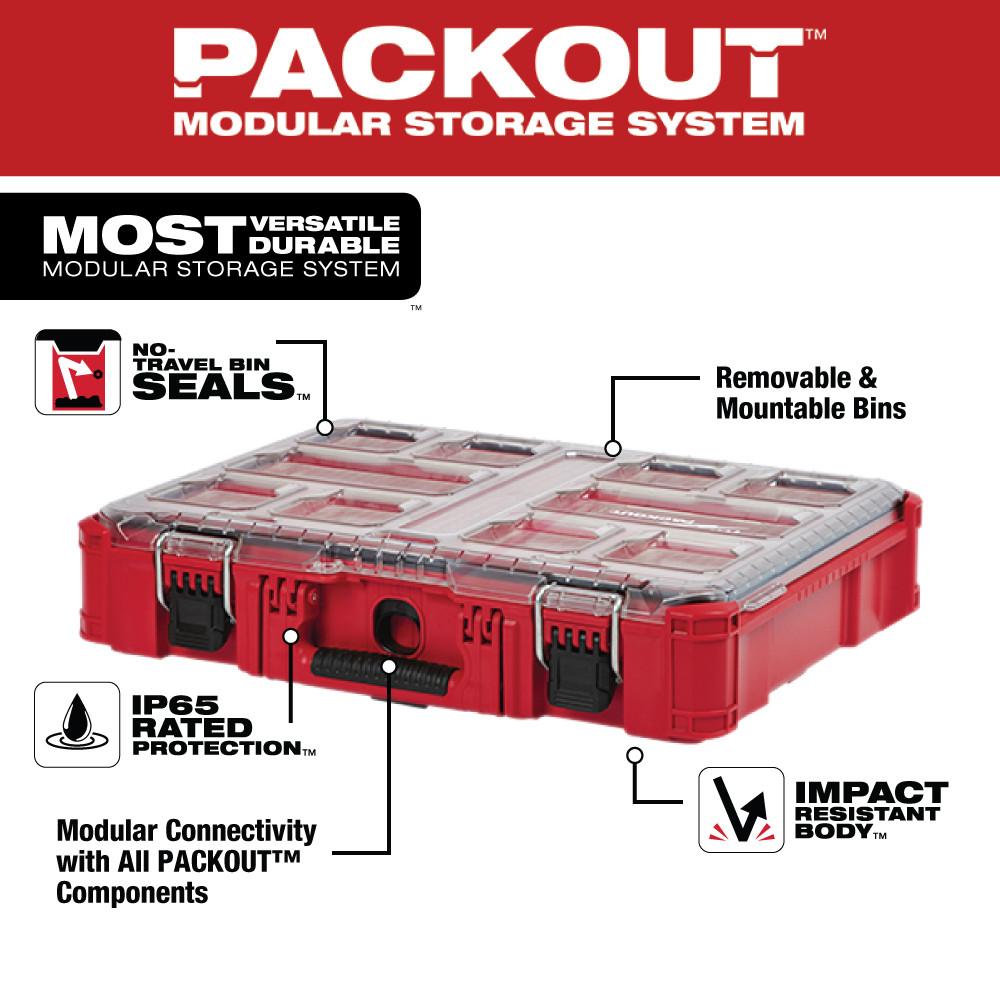 Milwaukee PACKOUT Organizer - Columbia Safety and Supply