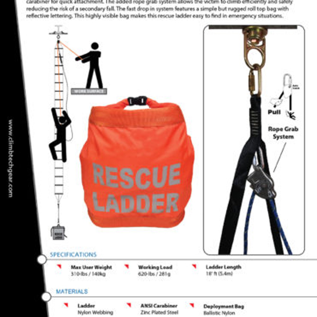 ClimbTech Rescue Ladder Kit