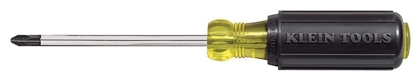 Klein Tools #2 Phillips Screwdriver with 4 Inch Round Shank - Columbia ...