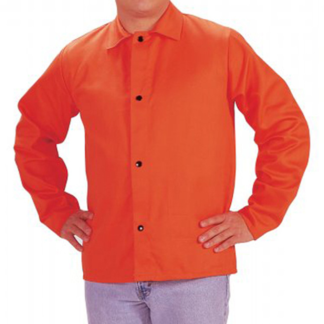 Tillman Lightweight Cotton FR Welding Jacket Orange - Columbia Safety ...