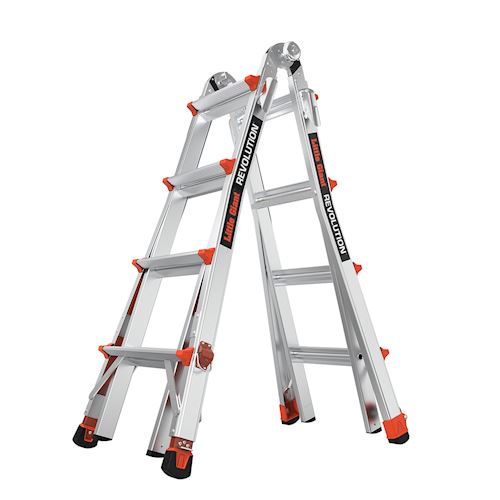 Little Giant Ladders Revolution 17 foot Aluminum Extendable Ladder ...