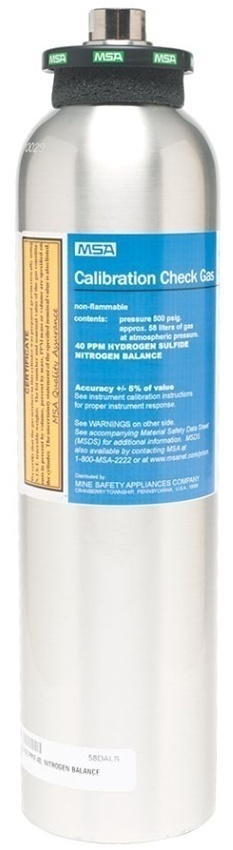 MSA Calibration Testing Gas Bottle 34 Liters - Columbia Safety and Supply