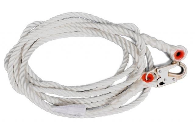 Elk River 5/8 Inch Nylon Rope Lifeline with Snap Hook and Thimble ...