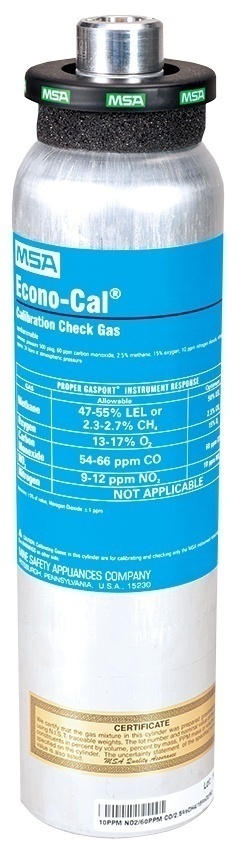 MSA Calibration Testing Gas Bottle 34 Liters - Columbia Safety and Supply