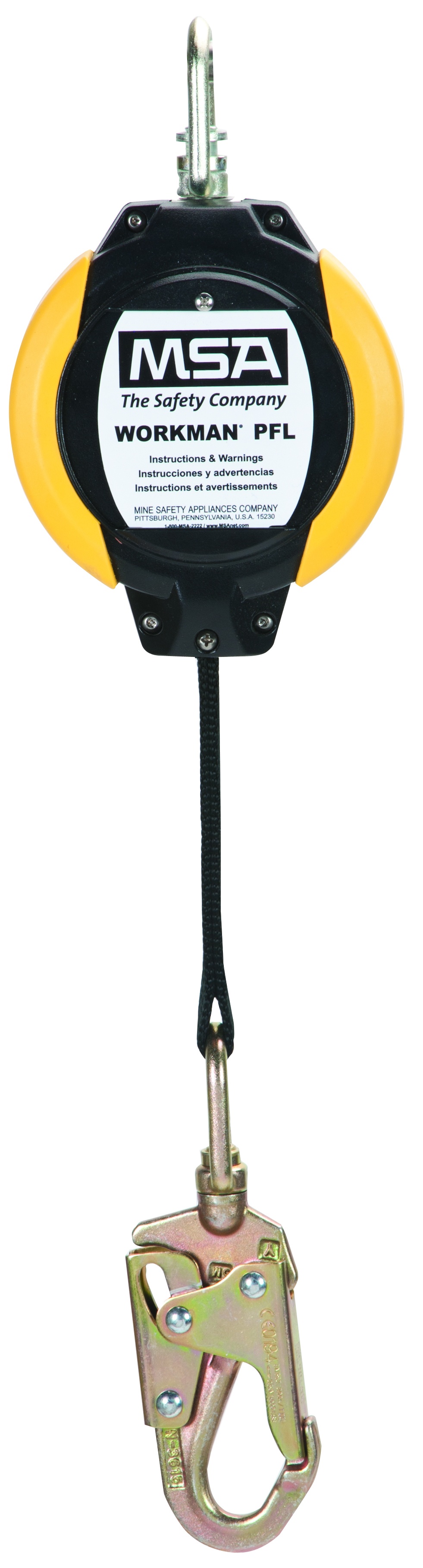 MSA Workman 12 FT Web Personal Fall Limiter - Columbia Safety and Supply