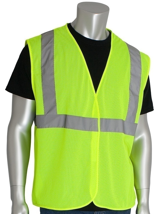 PIP ANSI Type R Class 2 Lime Mesh Vest - Columbia Safety and Supply