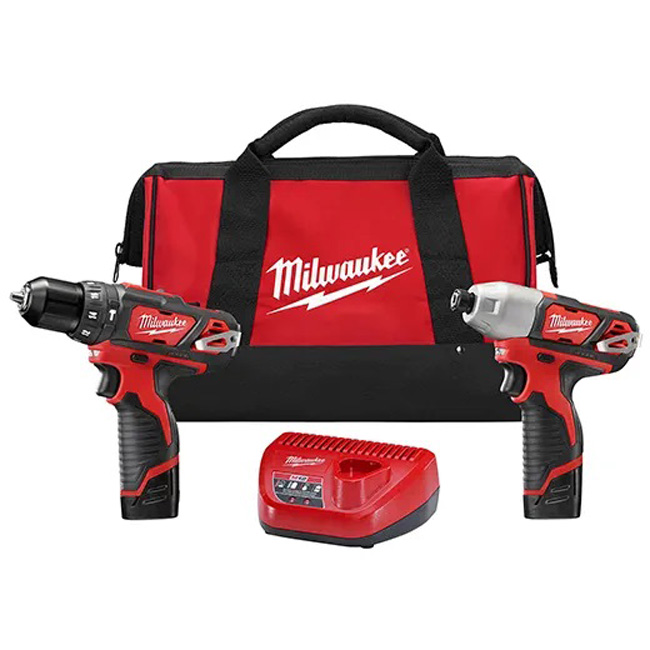 Milwaukee M12 Cordless 2-Tool Combo Kit - Columbia Safety and Supply