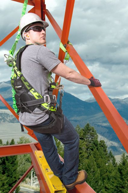 Miller AAT-QCBCUG AirCore Aluminum Tower Climbing Harness - Columbia ...