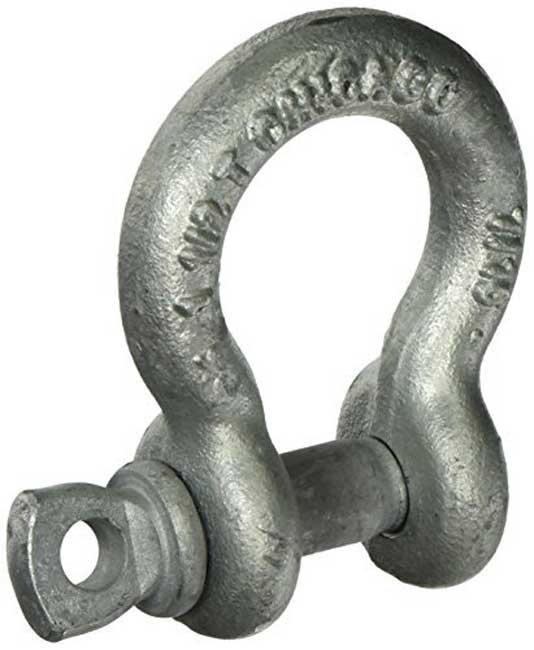 Chicago Hardware 1/4 Inch Screw Pin, Shackle - Columbia Safety and Supply