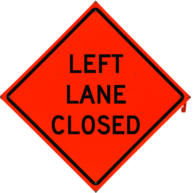Bone Safety Left Lane Closed - Columbia Safety and Supply