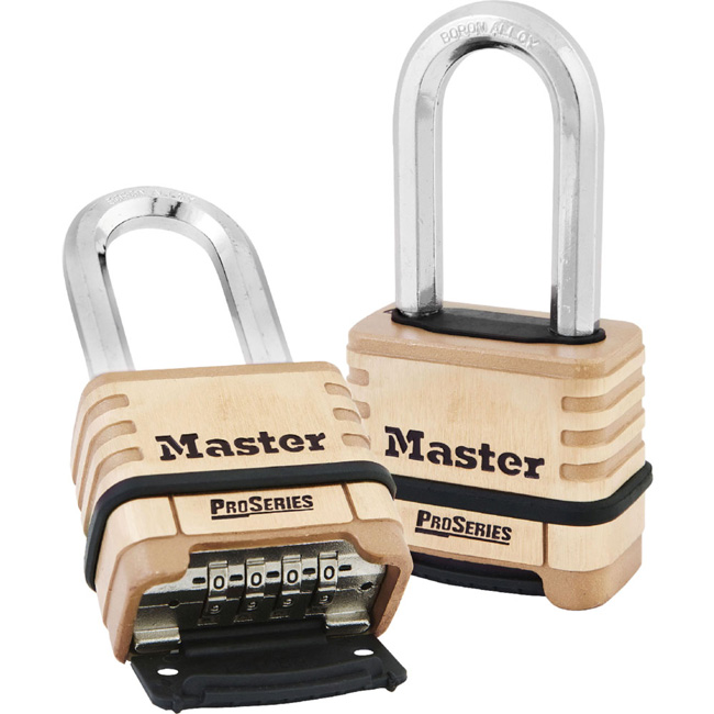 Master Lock 2-1/4 Inch (57mm) ProSeries Brass Resettable Combination ... Master Lock 2-1/4 Inch (57mm) ProSeries Brass Resettable Combination ...